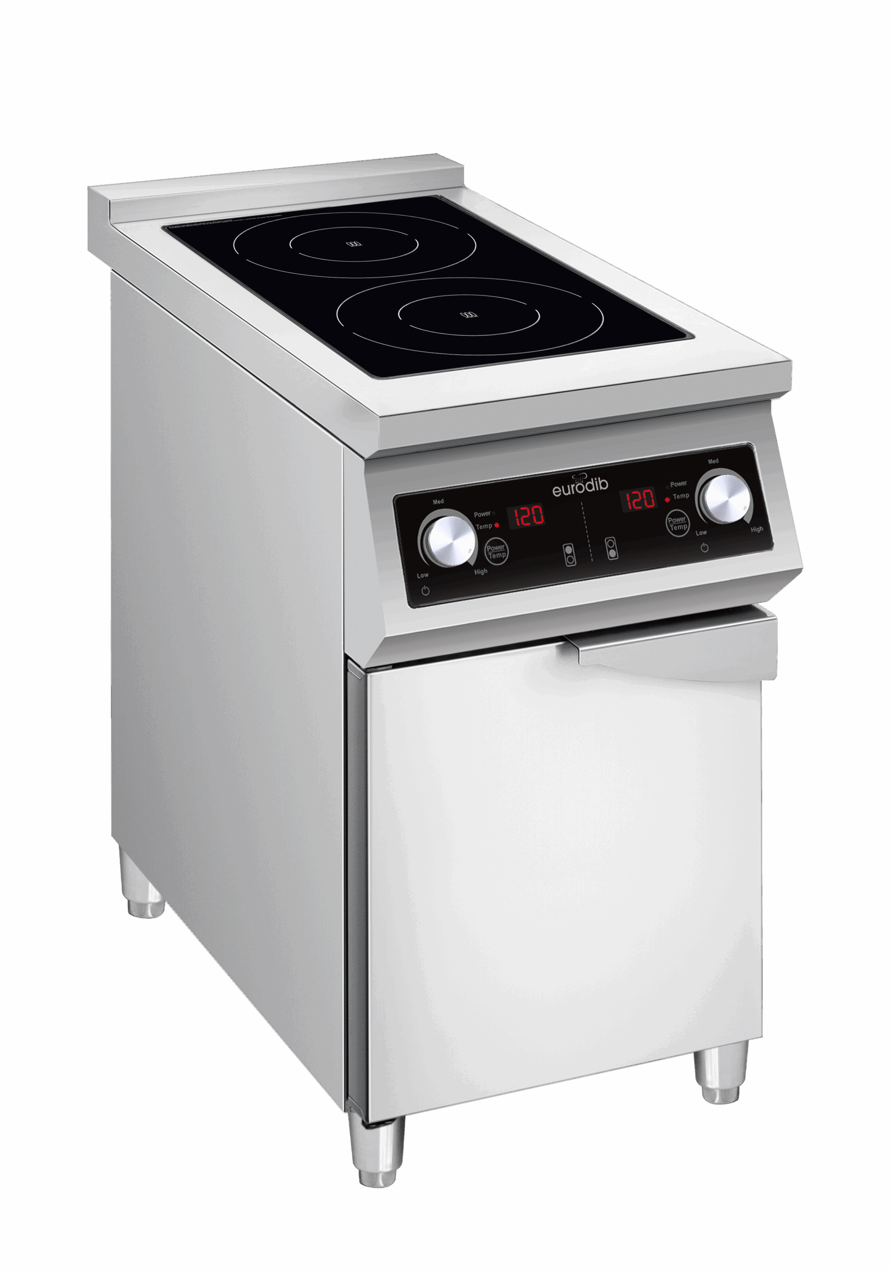 Eurodib FCIHD235D3PH Commercial Freestanding Induction Cooktop ...