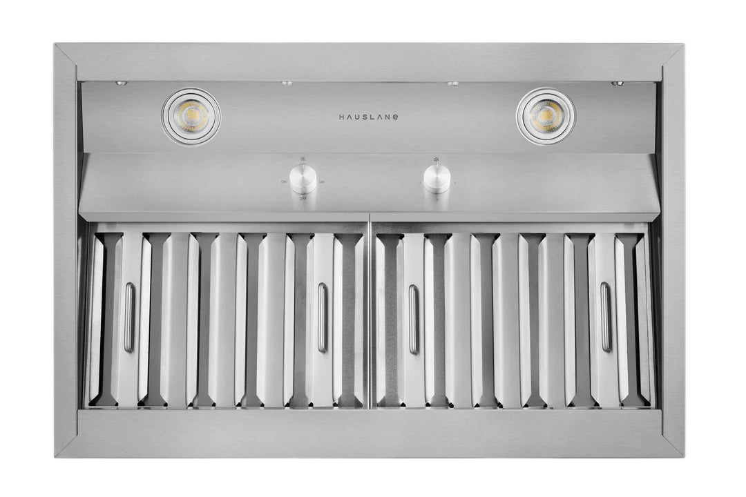 Hauslane IN-R200 18.5" Deep Recessed Range Hood | 30", 36", 42 ...