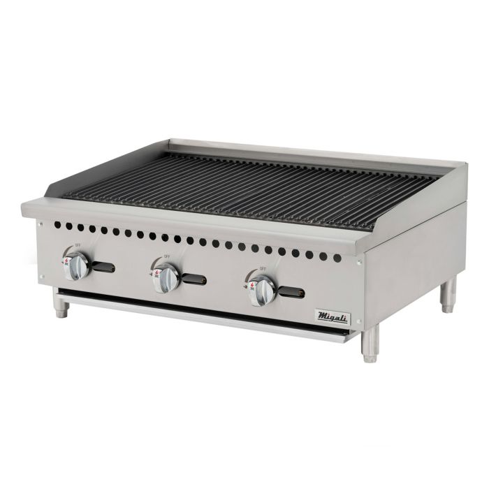Migali 36″ Char-Rock Broiler – 105,000 BTU | ProKitchen Direct